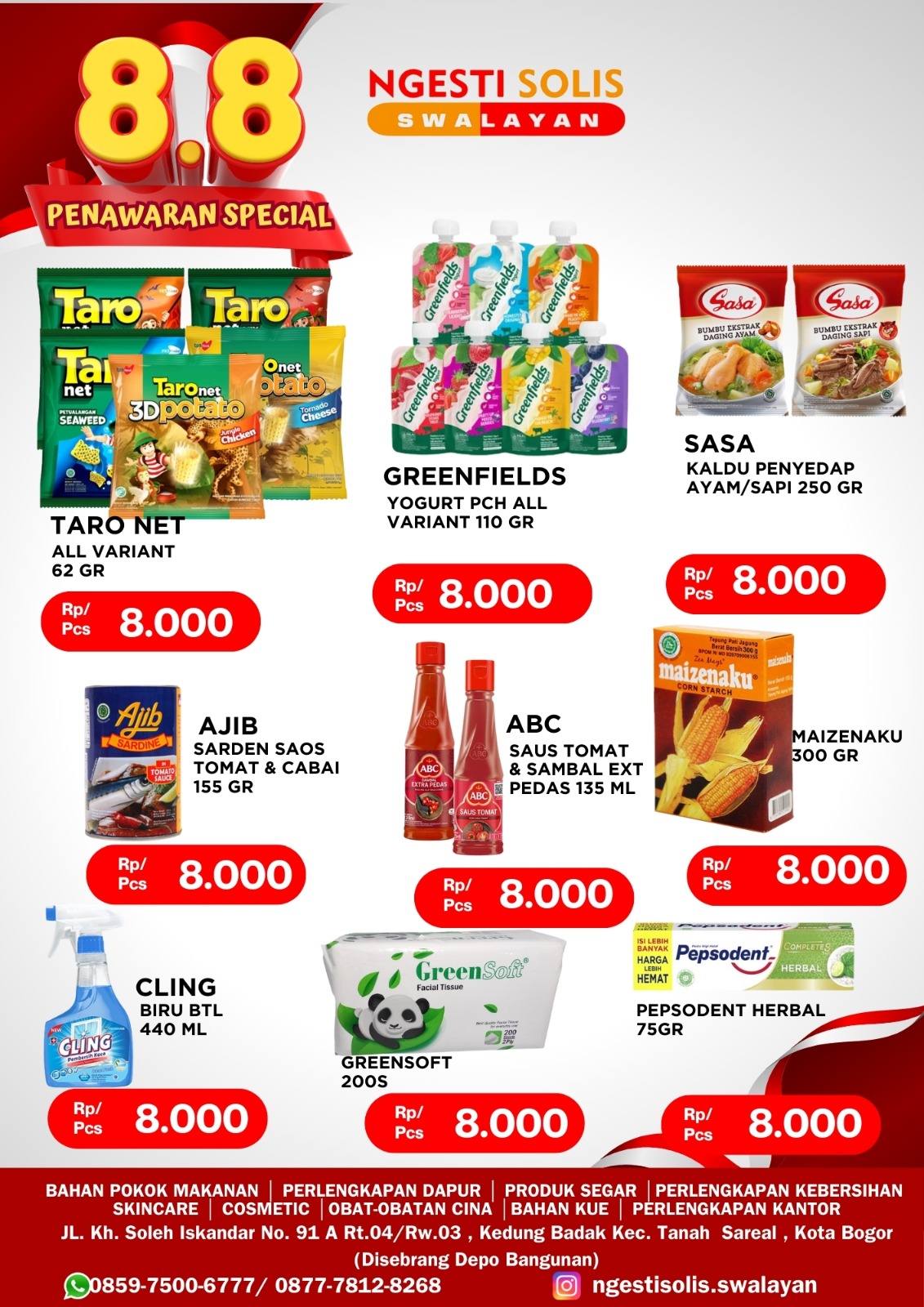 8.8 Meriahkan HUT RI ke-79 dengan Diskon Gila-Gilaan di Ngesti ...